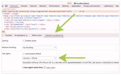 How To Change User Agent In Google Chrome In 3 Clicks